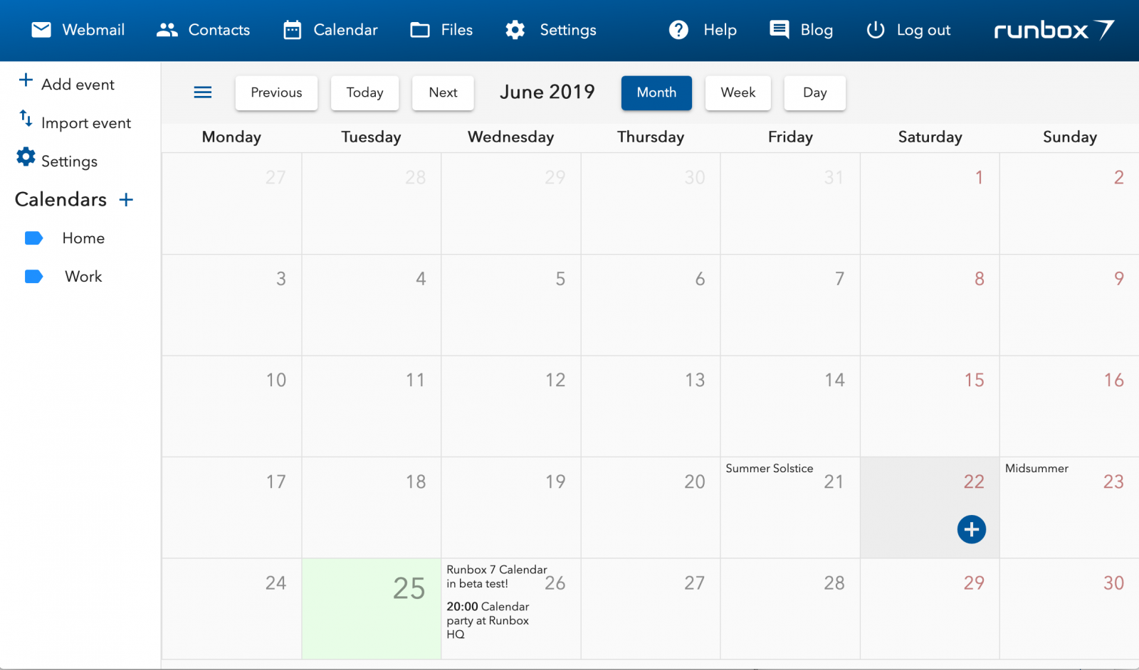 Runbox 7 Calendar now in beta - Runbox Blog