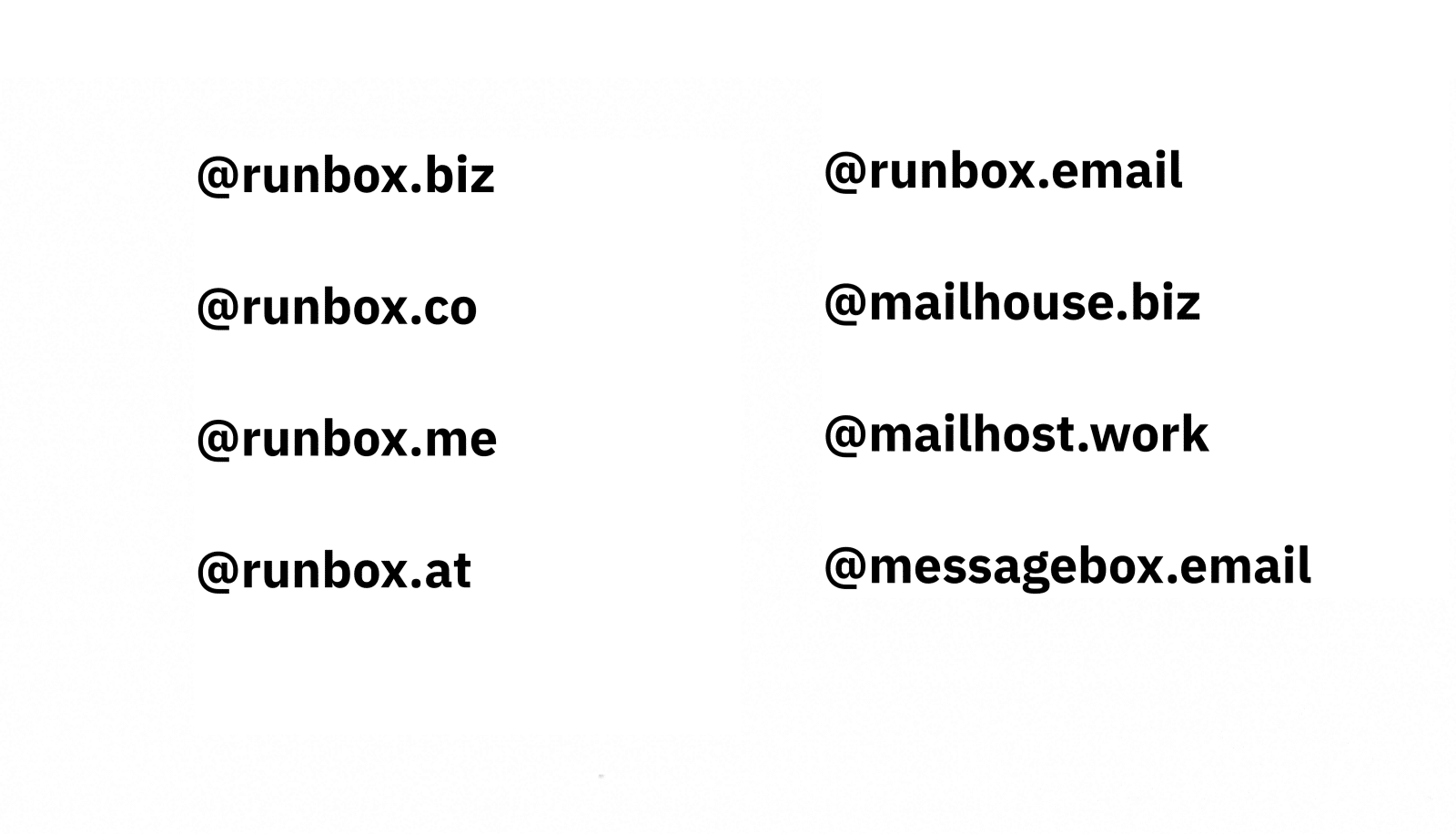 Choose Your Perfect Email Domain Name with Runbox - Runbox Blog