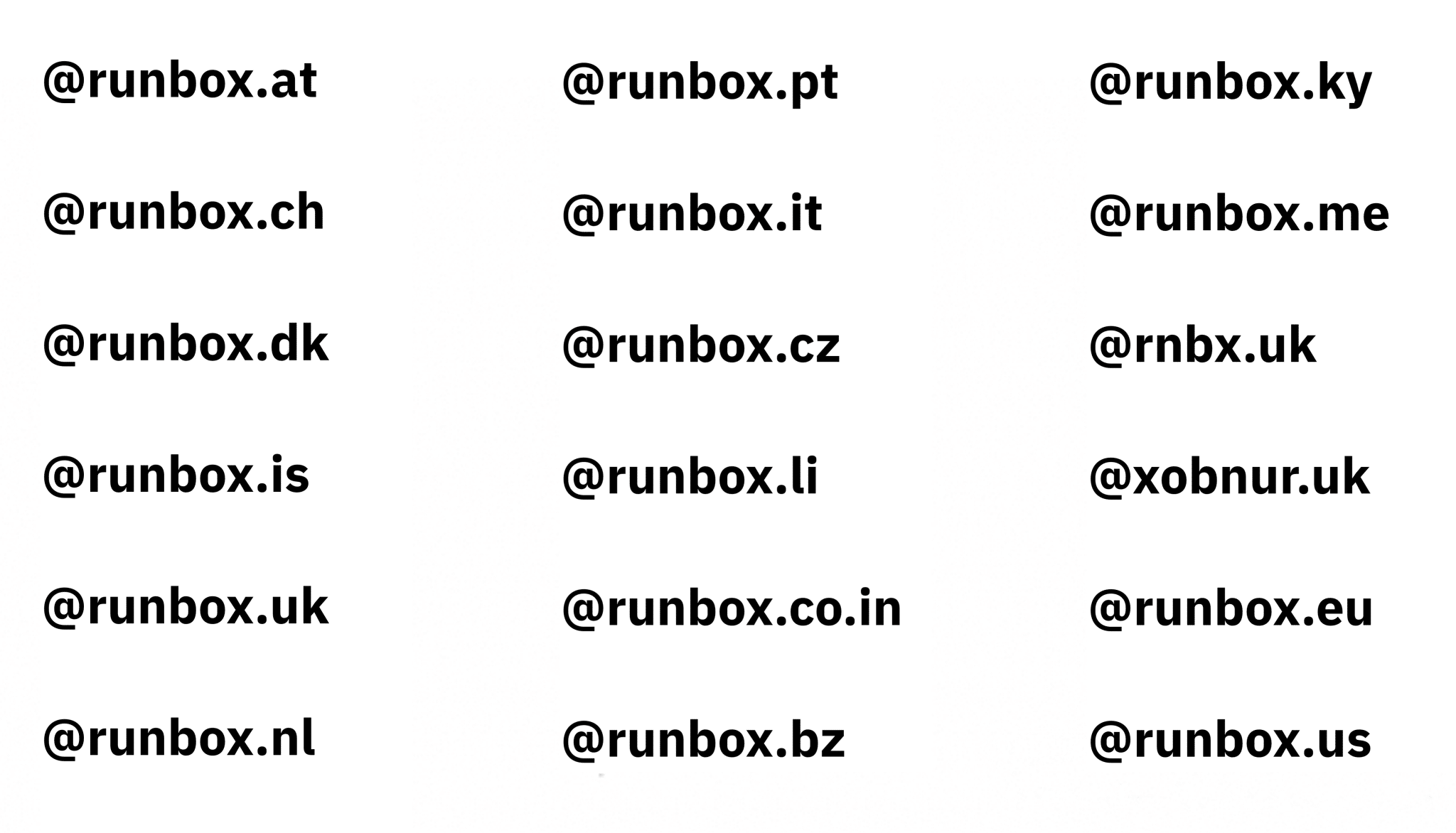 Choose Your Perfect Email Domain Name with Runbox - Runbox Blog